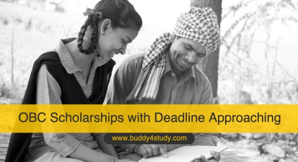 Top OBC Scholarships 2020-21 with Deadline Approaching, Detail, Award