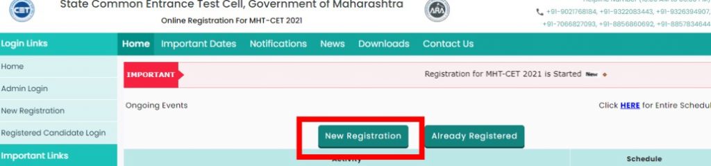 MHT CET Registration Form 2021 – Latest Updates and Application Fees