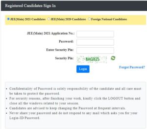JEE Advanced Registration Form 2021 - Last date and Application Fee