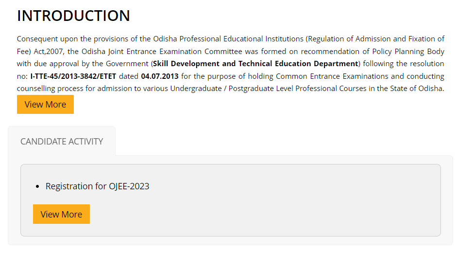 OJEE 2023 - Registrations Begin, Check Eligibility, Syllabus & More